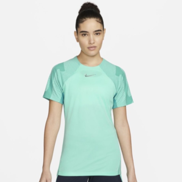 Nike | Tops | Nike Soccer Jersey Drifit Strike Hyper Turquoise | Poshmark